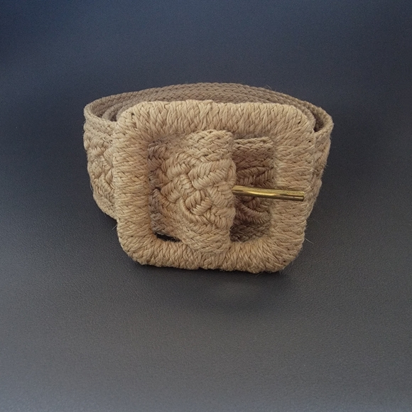 accessories by Pearl | Accessories | Woven Jute Belt Made In Usa Boho ...